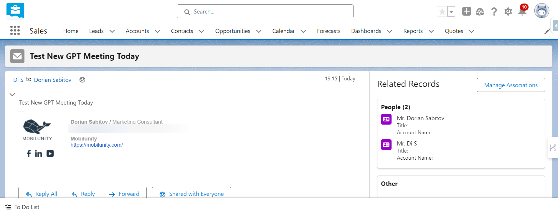 Einstein Activity Capture In Salesforce ☁️ Salesforce Apps