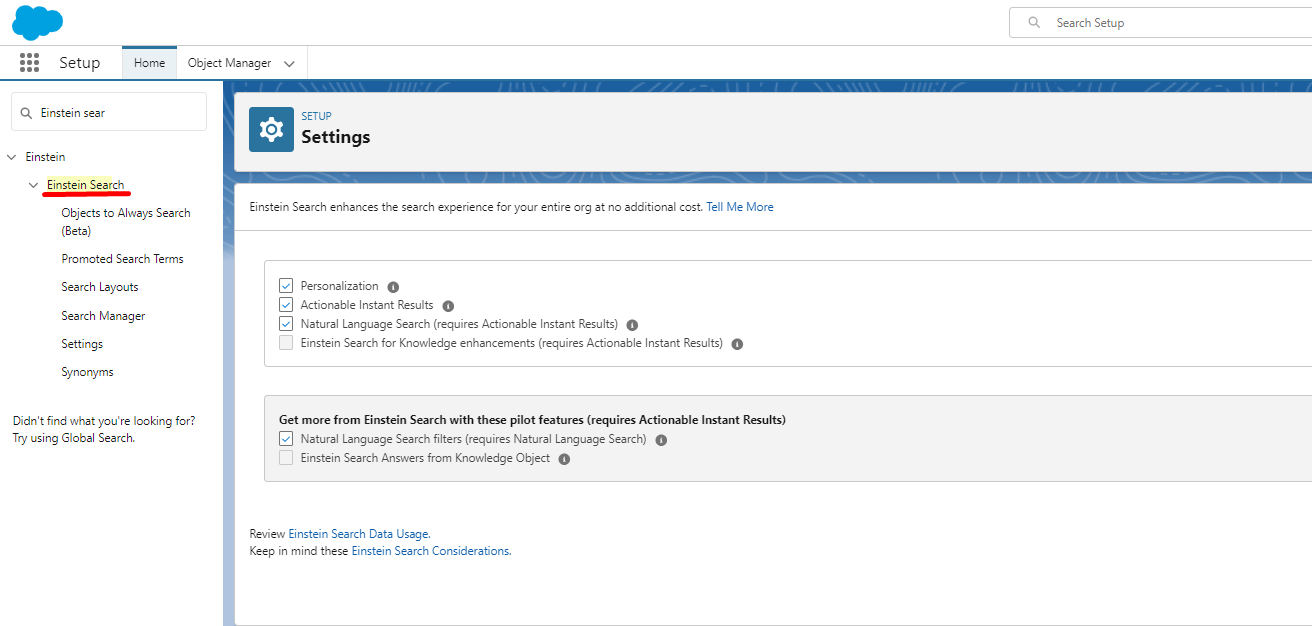 How to Enable Einstein Search in Salesforce ☁️ Salesforce Apps