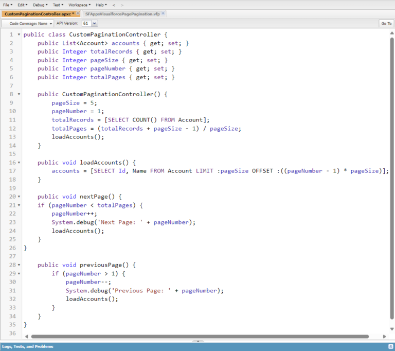 Visualforce Page with Custom Controller Example & Overview☁️