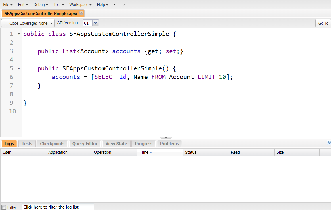 Visualforce Page with Custom Controller Example & Overview☁️