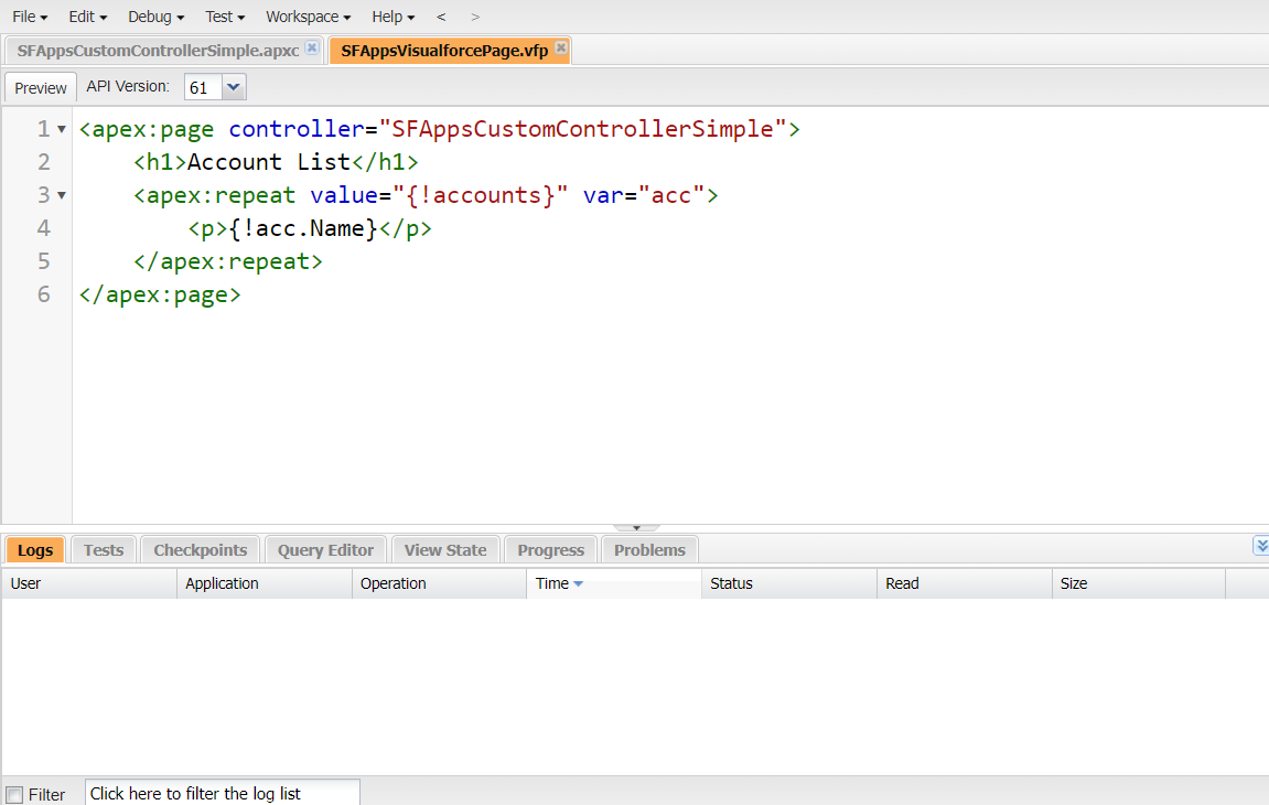 Visualforce Page With Custom Controller Example And Overview☁️
