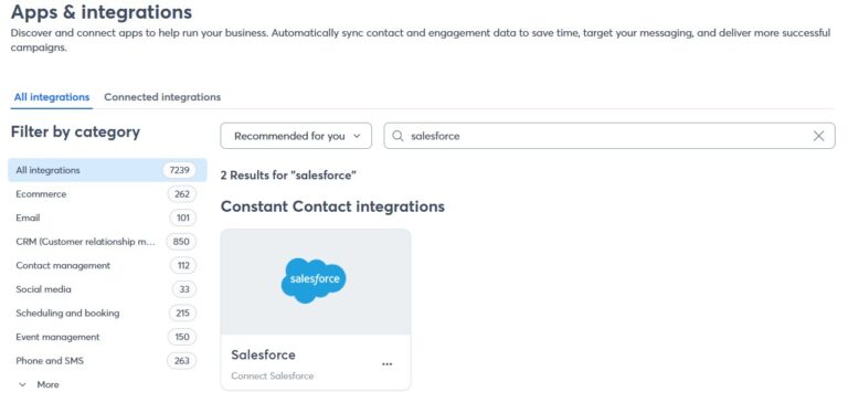 Constant Contact and Salesforce Integration Guide 2026 ☁️