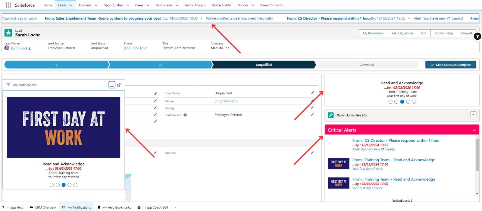 Manage Critical Communication With Salesforce Alerts in 2025☁️